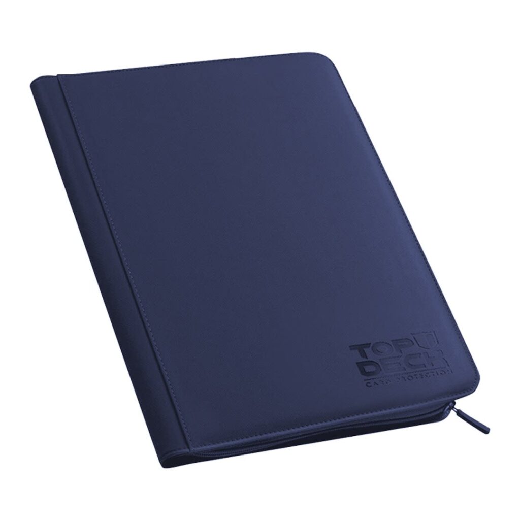 CARPETA TOP DECK PREMIUM BINDER 9 BOLSILLOS (AZUL) - Next Dimension