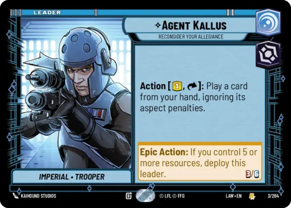 Agent Kallus – Reconsider Your Allegiance Leader – A Lawless Time (LAW ...